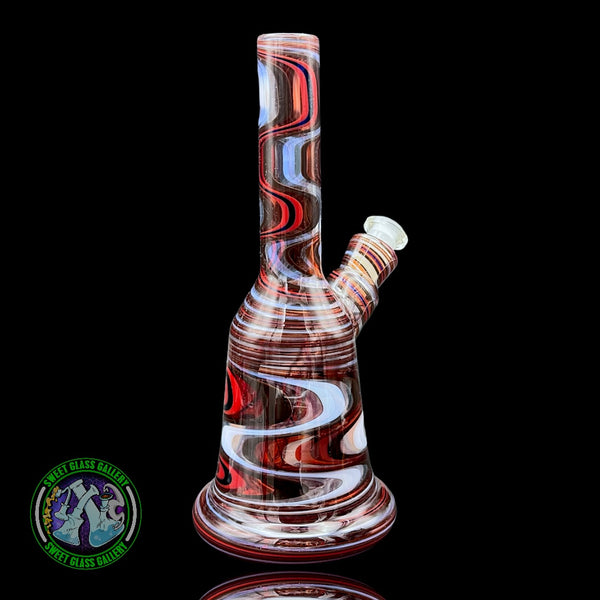 Chuey Glass - Lineworked Tube Rig + Cap #2 – Sweet Glass Gallery