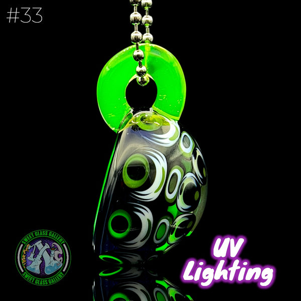 Steve H Glass - Pendant #33 - Dot Stack – Sweet Glass Gallery