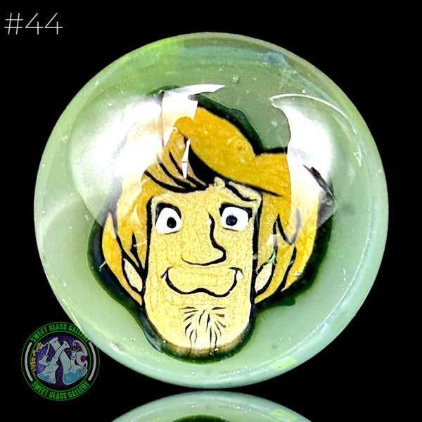 Keys Glass - Marble #44 (Shaggy - Scooby Doo) – Sweet Glass Gallery