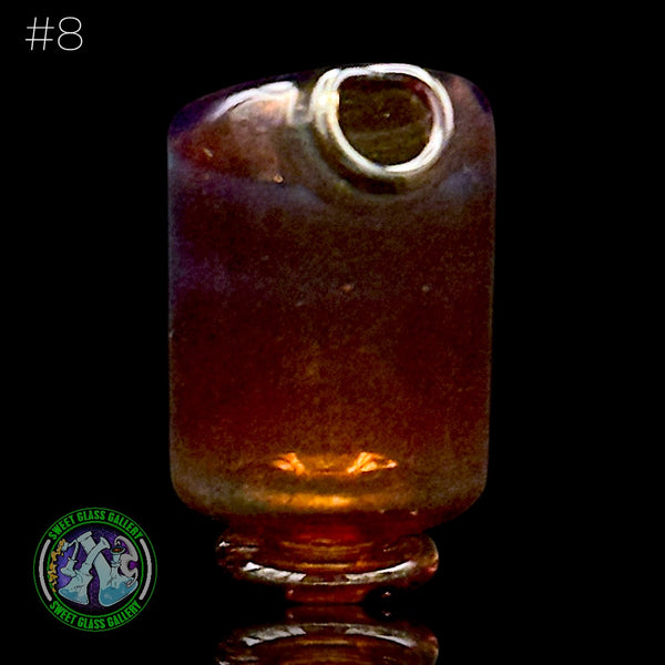 Kizmit Glass - Puffco Pivot Top #8 - Opal Blood Money – Sweet Glass Gallery