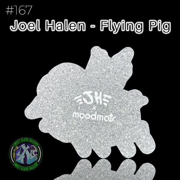 Moodmats - Dab Mat #167 - Joel Halen - Flying Pig – Sweet Glass Gallery