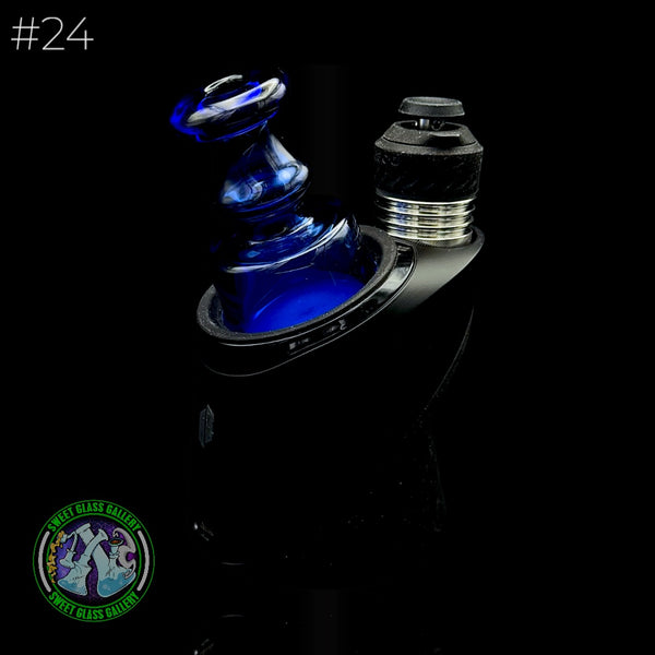 Evol Glass - Puffco Peak Attachment #24 - Cobalt Blue – Sweet Glass Gallery