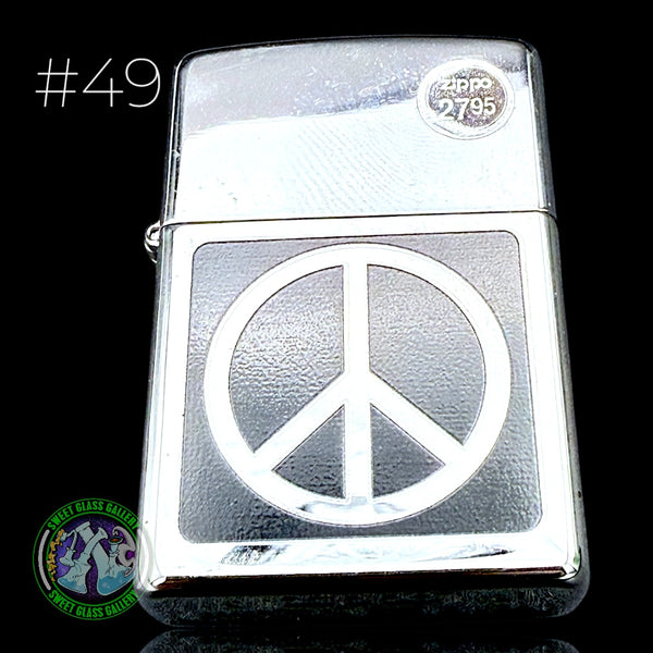 Zippo - Lighter #49 (Peace Symbol) – Sweet Glass Gallery